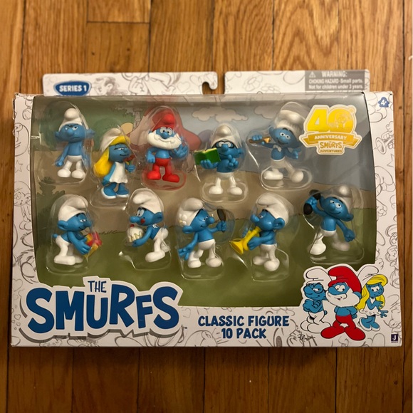Toys | Smurfs 4th Anniversary 10 Pack Figurine Set New | Poshmark